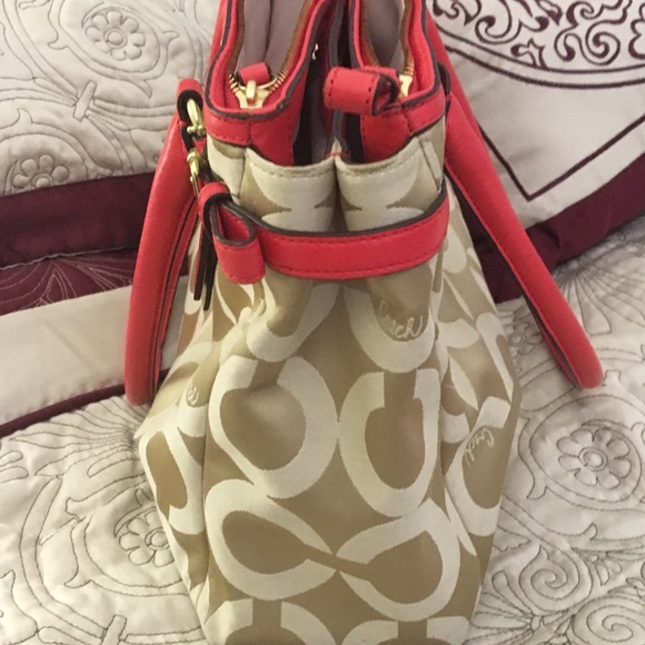 Bags | Authentic Coach 22344 Madison Op Art Kara Carryall | Poshmark